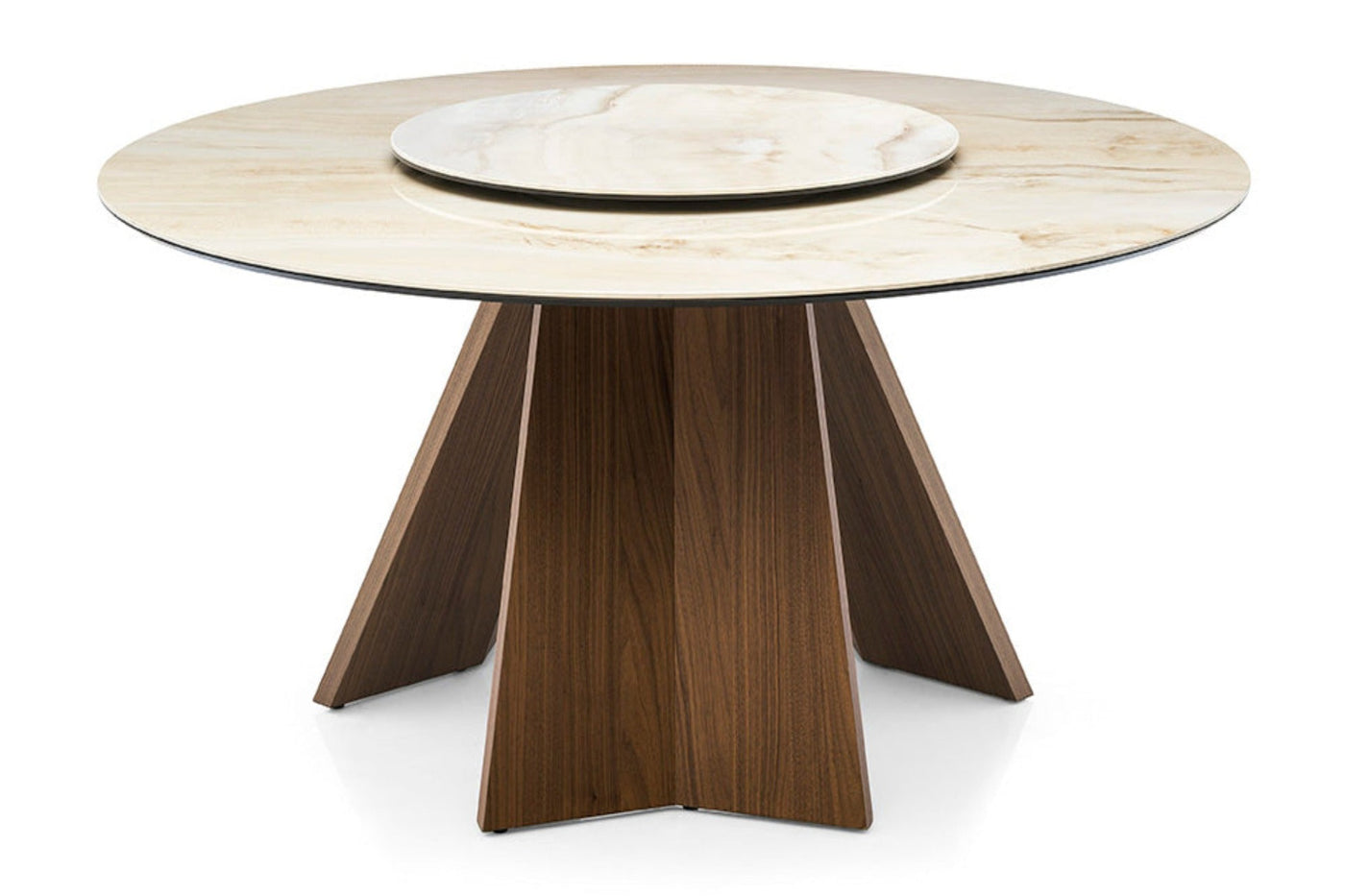 The modern round Icaro table made in Italy by Calligaris. - Five ...