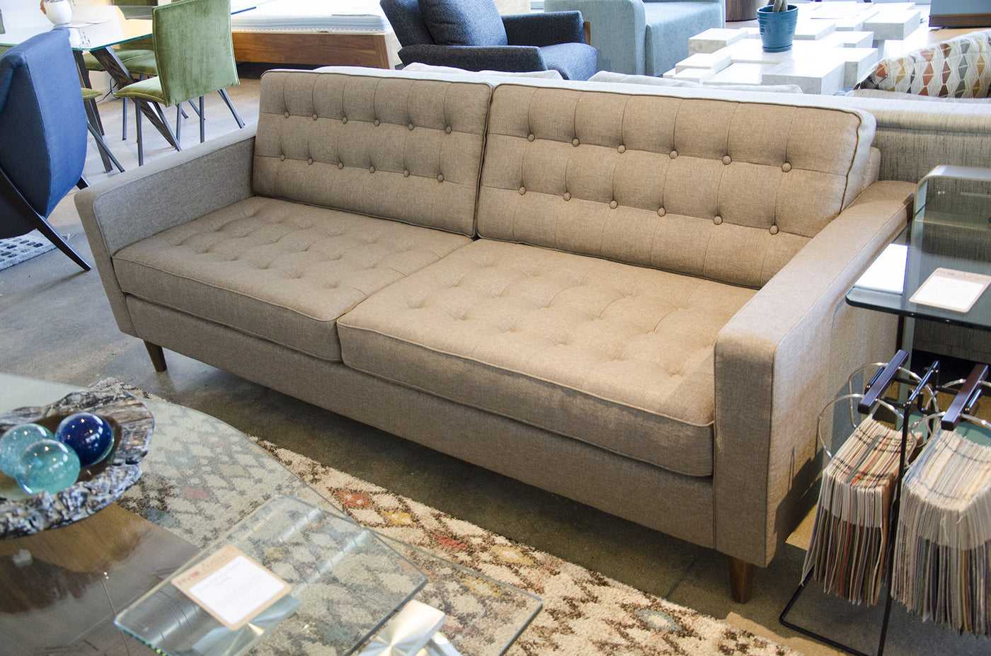 Reverie 2 Seat Sofa Custom Mid-Century Sofa by EQ3 Austin TX - Five ...