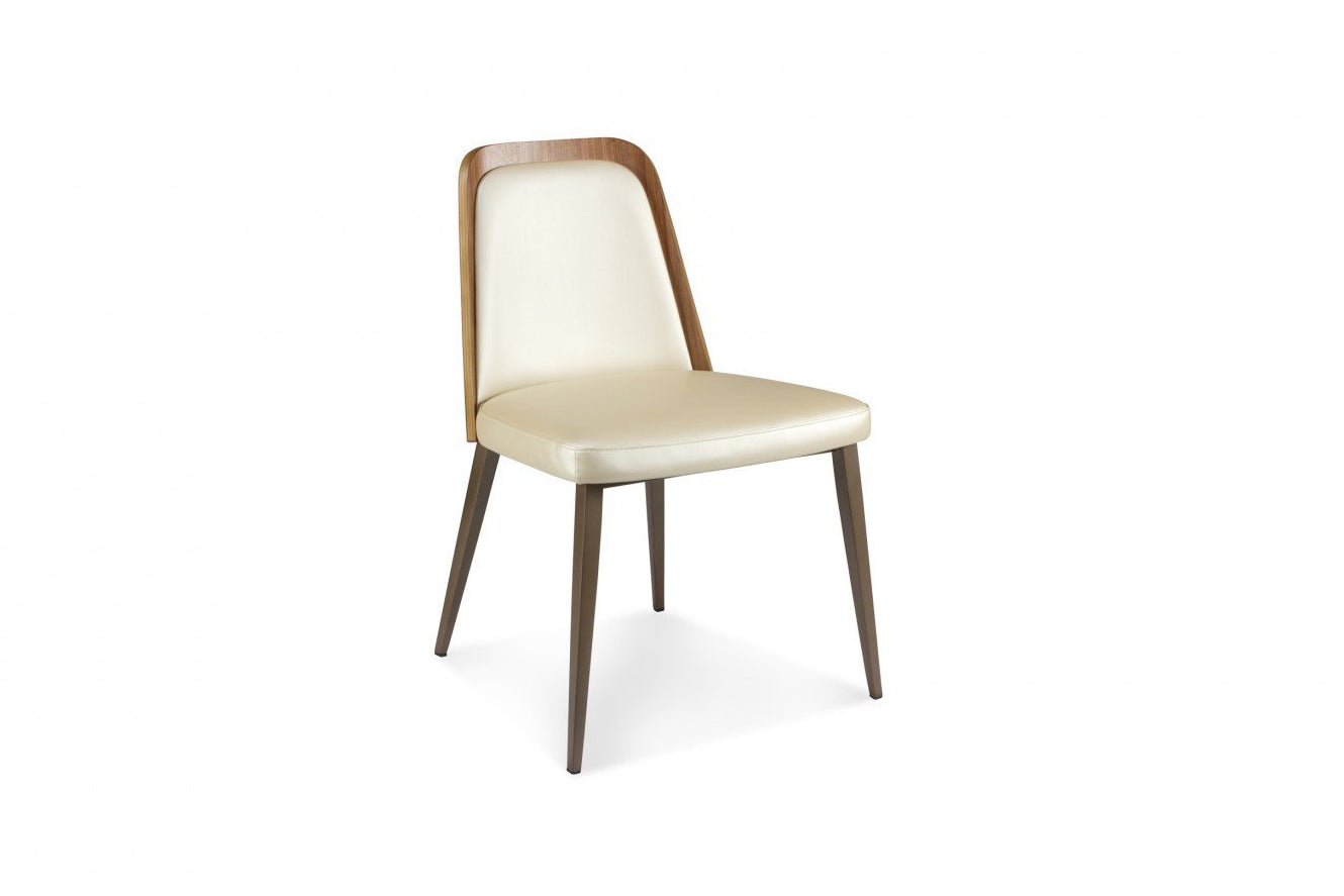 Coco Dining Chair – Modern Walnut & Steel Chair with Handle Detail ...