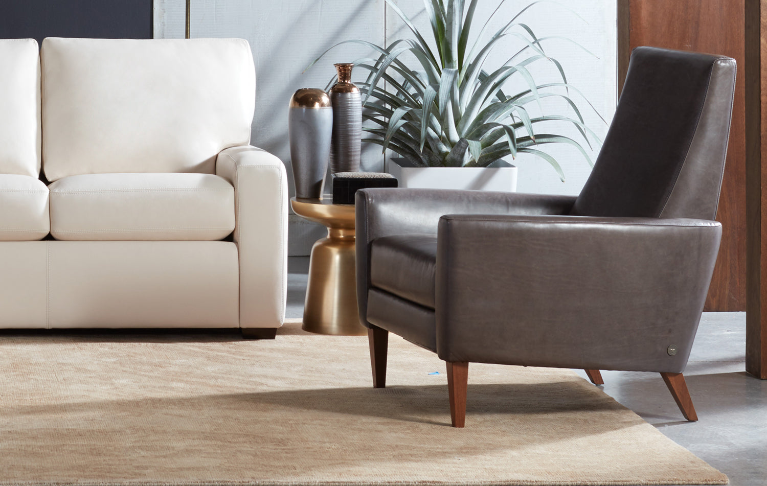 Vida reinvented modern recliner by American Leather in Austin. - Five ...