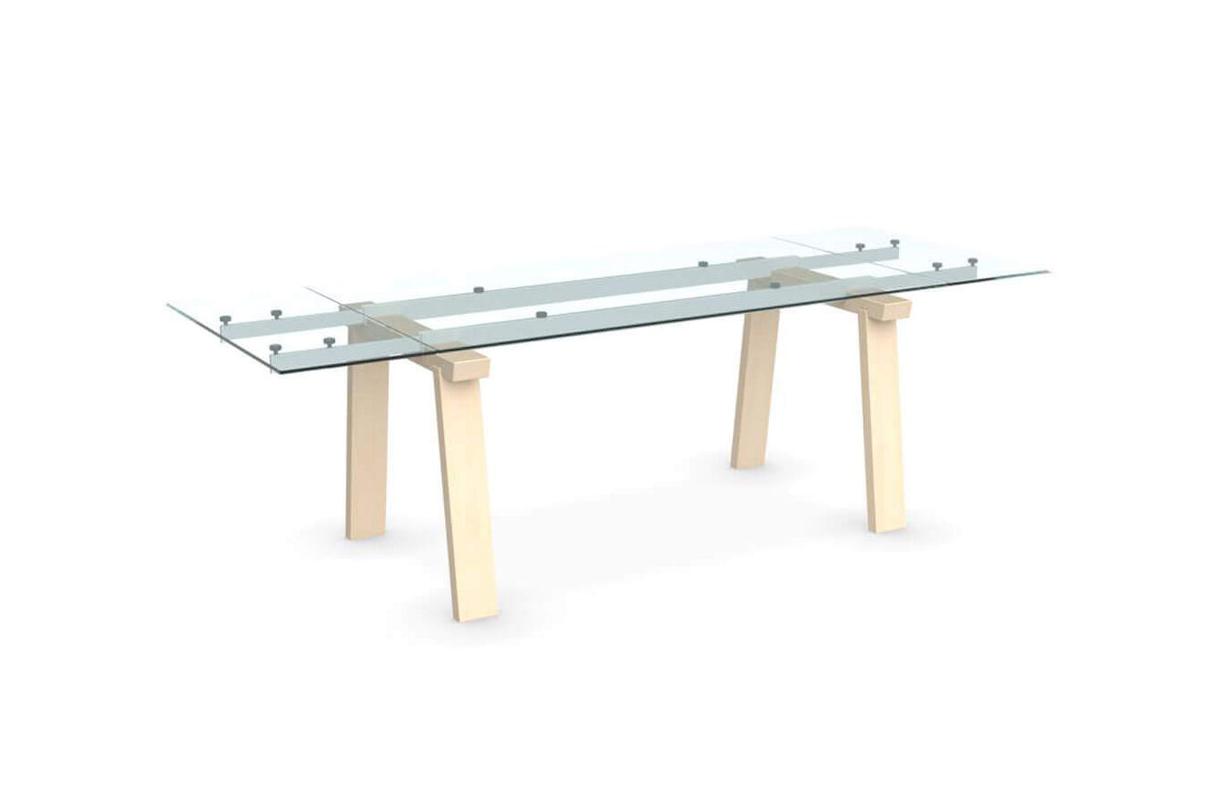 The customizable Levante extendable table made by Calligaris. - Five ...